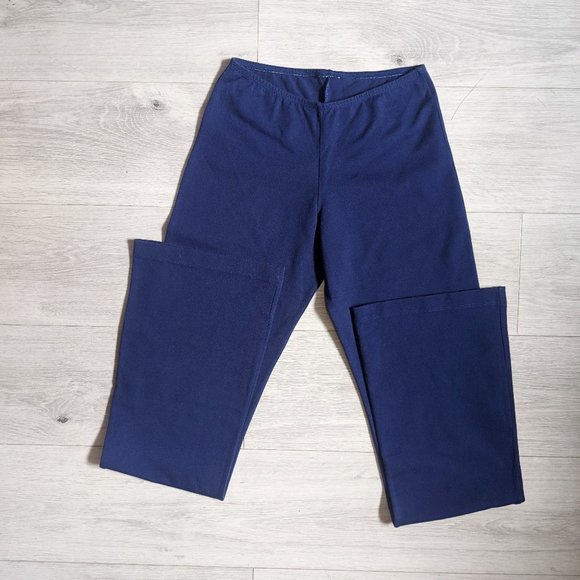 CARUSHKA | Pants & Jumpsuits | Carushka Blue Flare Yoga Pant M | Poshmark